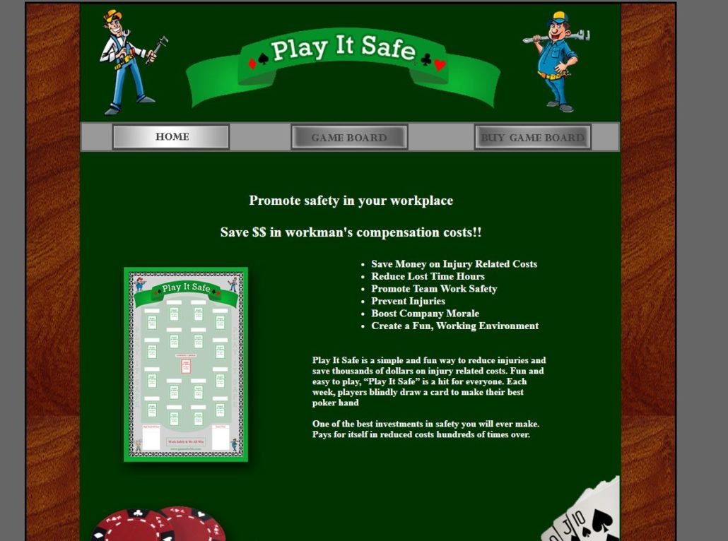 Play It Safe Workplace Safety Game Save On Workman s Compensation